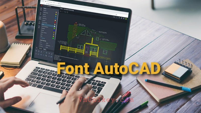 Full Font Chữ Trong Autocad. Dowload Full Font .SHX Mới Nhất 2021